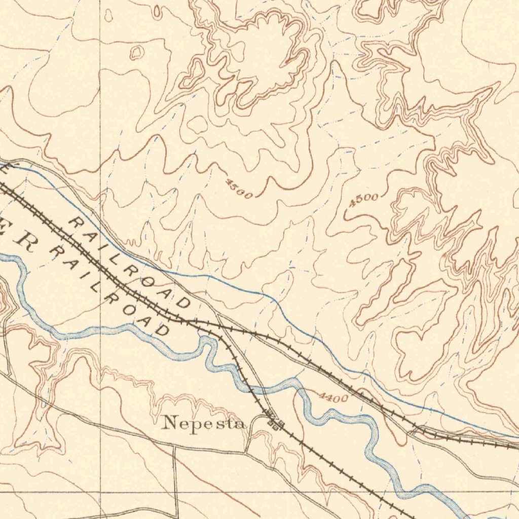 Nepesta, CO (1891, 125000-Scale) Map by United States Geological Survey ...