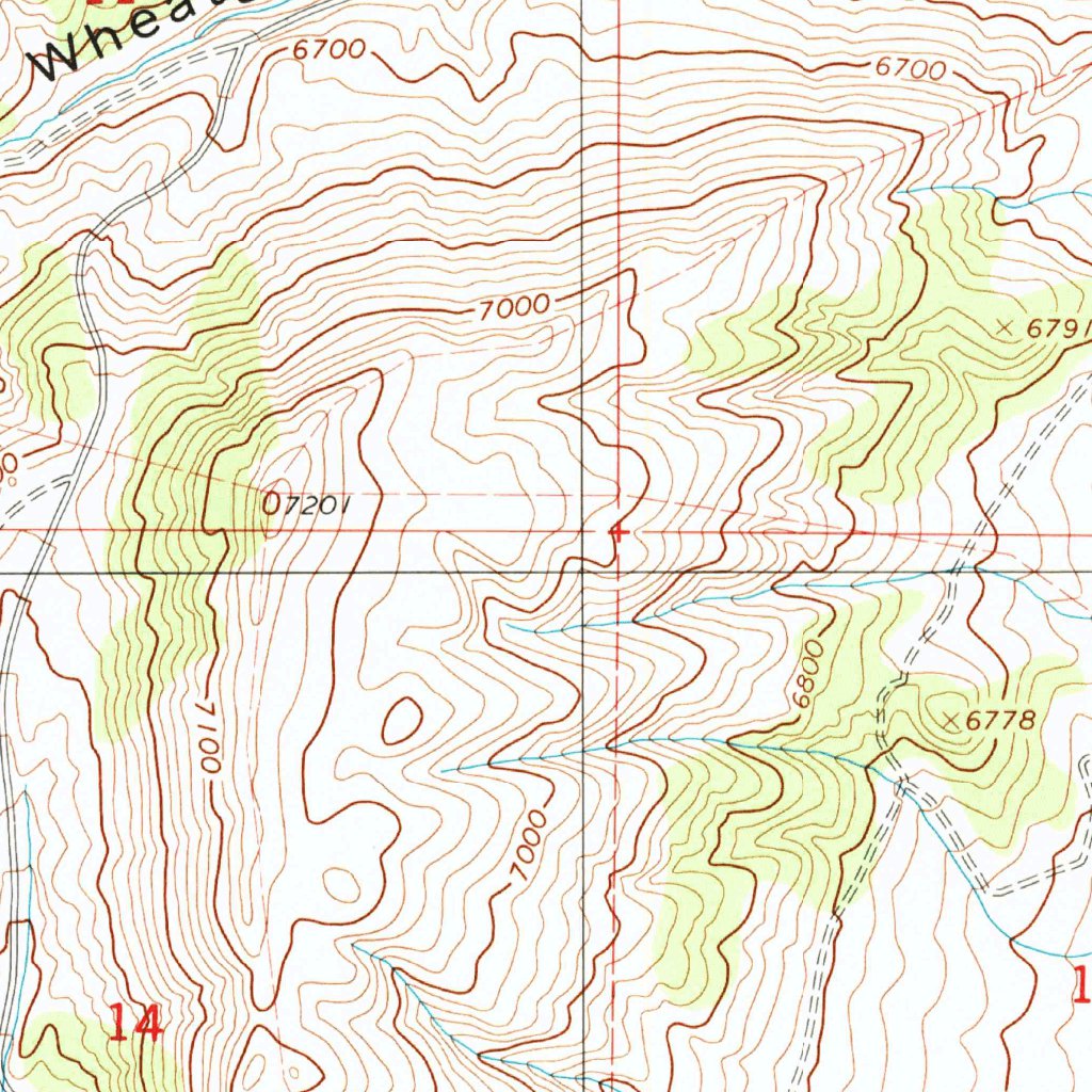 Neponset Reservoir NW, UT (1991, 24000-Scale) Map by United States ...