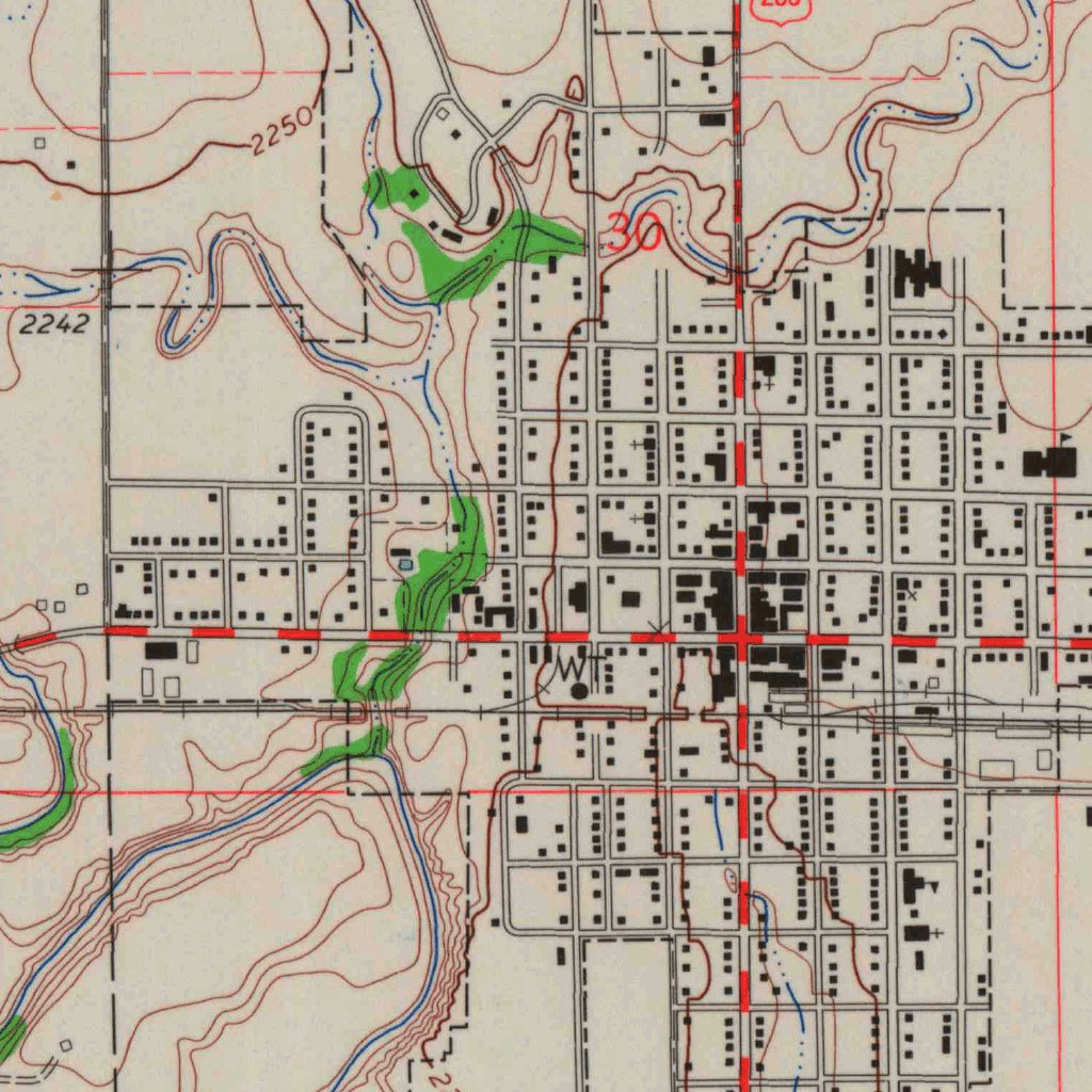 Ness City, KS (1966, 24000-Scale) Map by United States Geological ...