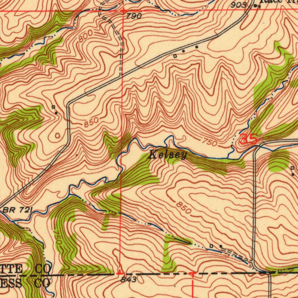 New Diggings, WI-IL (1952, 24000-Scale) Map by United States Geological ...