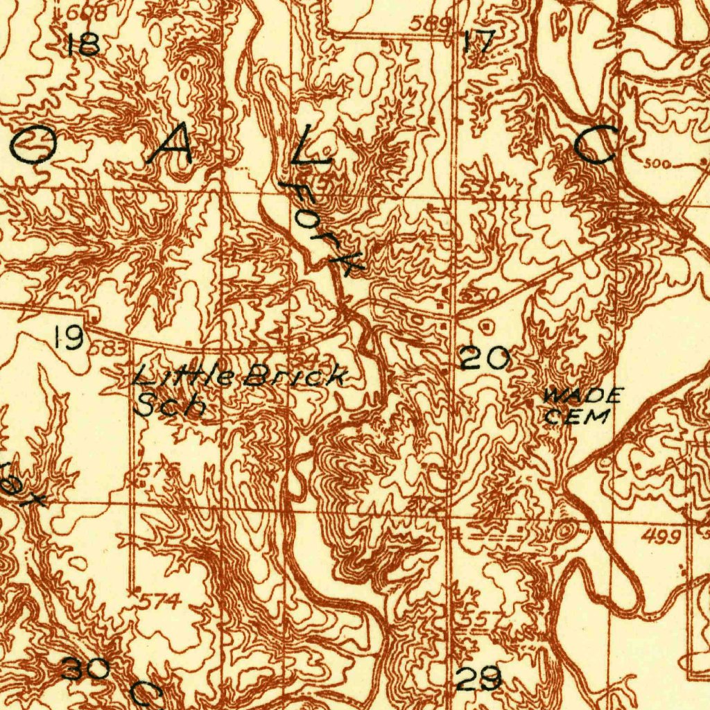 New Douglas, IL (1937, 48000-Scale) Map by United States Geological ...