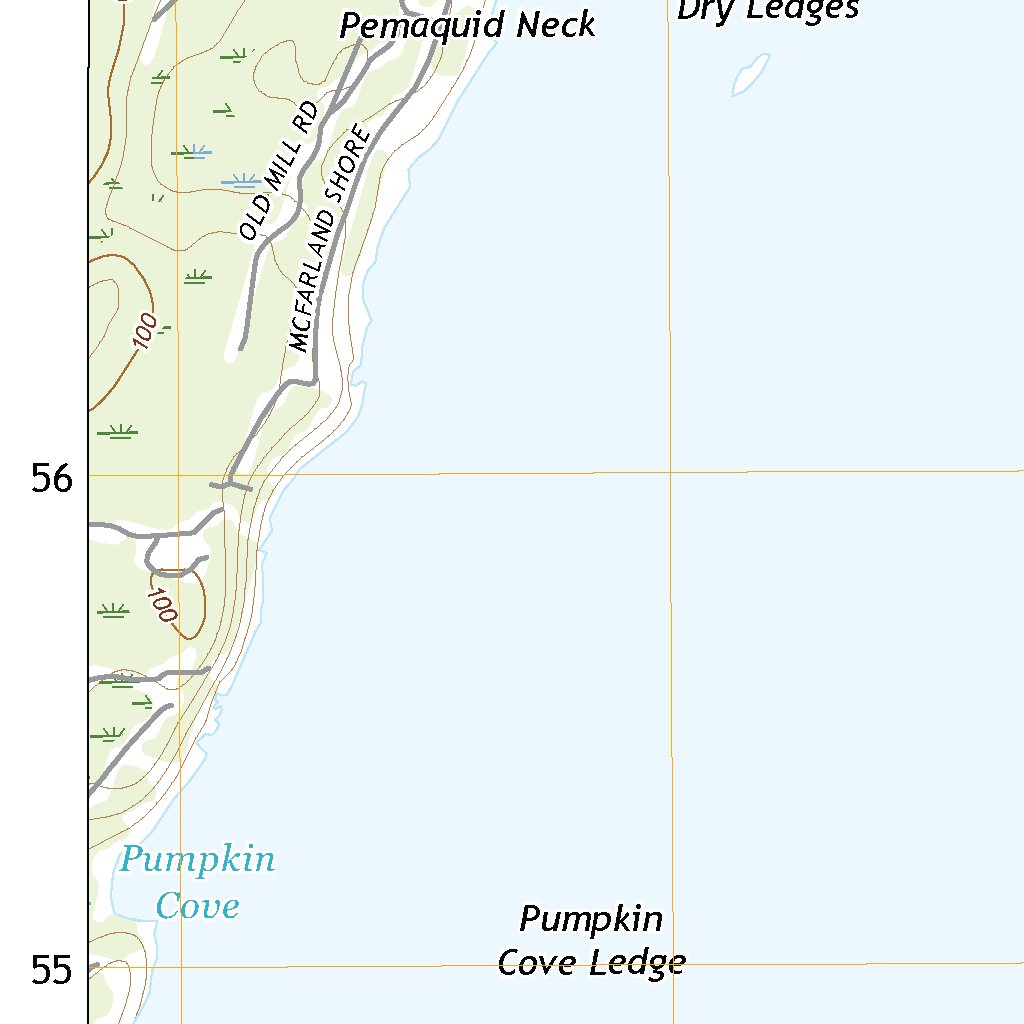 New Harbor, ME (2021, 24000-Scale) Map by United States Geological ...