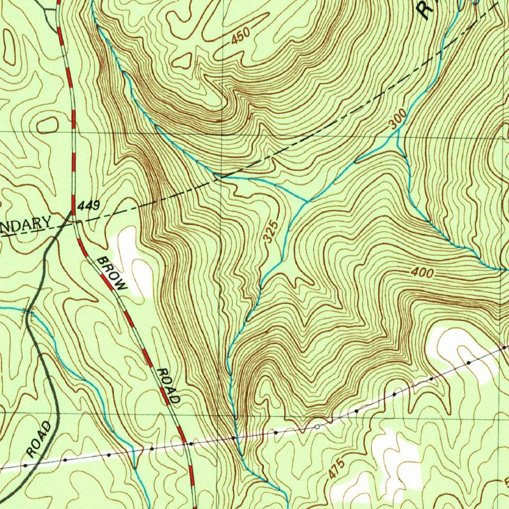 New Home, GA-AL-TN (1982, 24000-Scale) Map by United States Geological ...