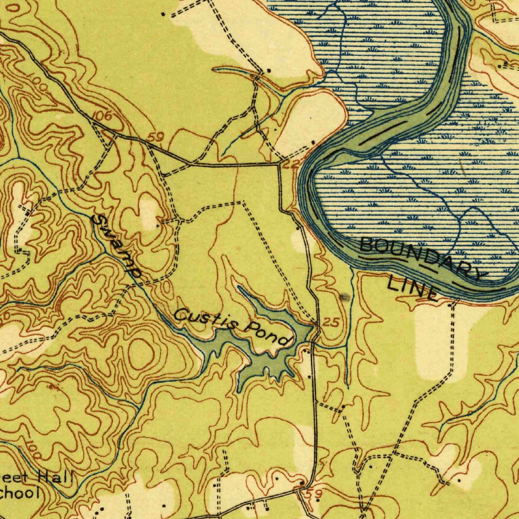 New Kent, VA (1919, 62500-Scale) Map by United States Geological Survey ...