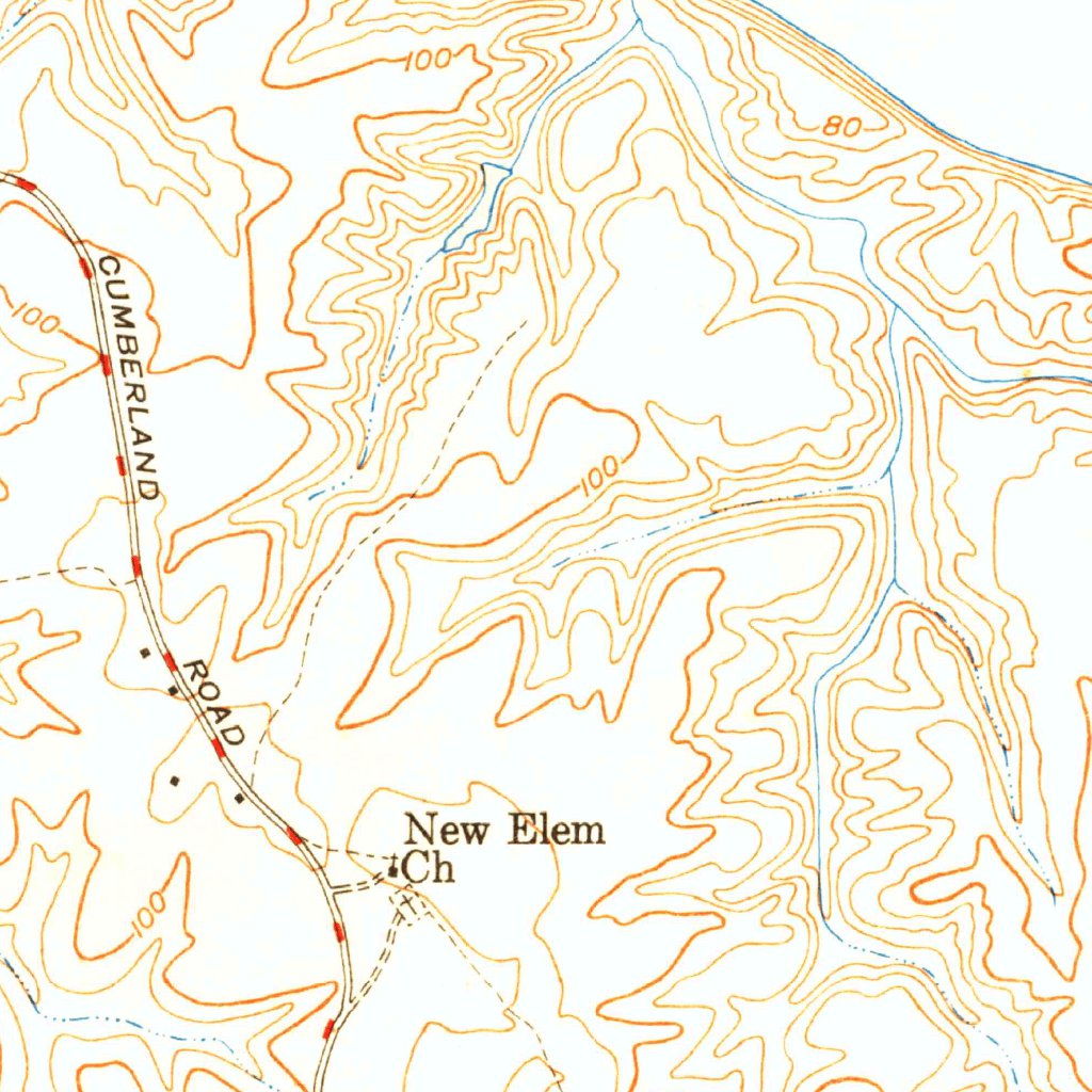 New Kent, VA (1949, 24000-Scale) Map by United States Geological Survey ...