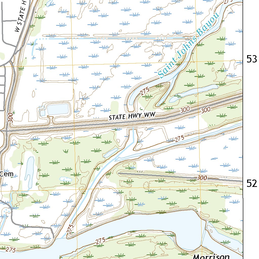New Madrid, MO (2021, 24000-Scale) Map by United States Geological ...