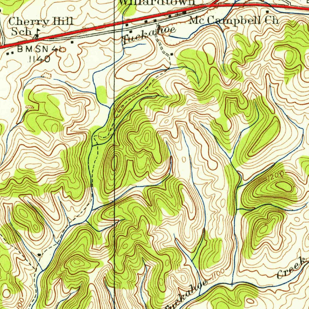 New Market, TN (1939, 24000-Scale) Map by United States Geological ...
