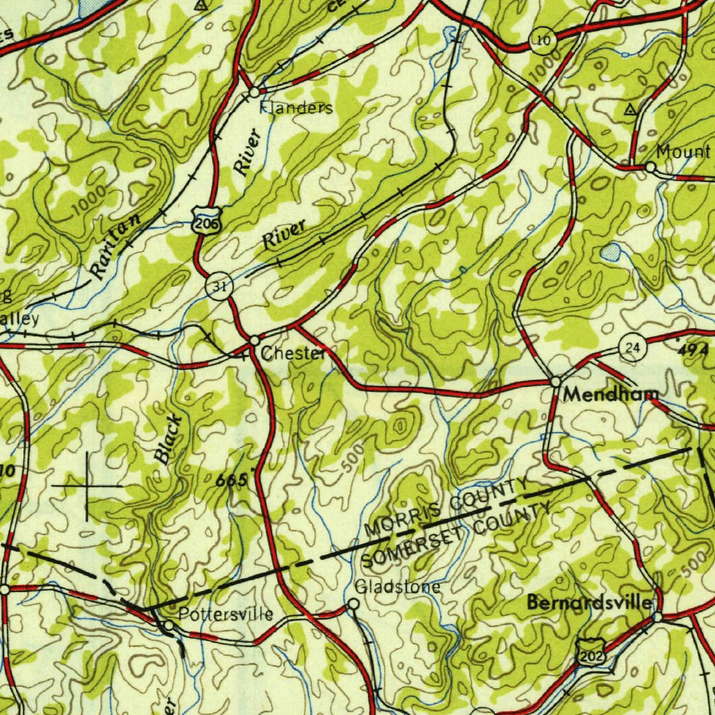 Newark, NJ-PA-NY (1949, 250000-Scale) Map by United States Geological ...