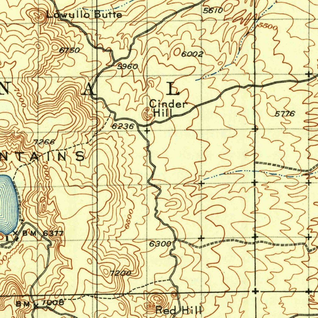 Newberry Crater, OR (1935, 125000-Scale) Map by United States ...
