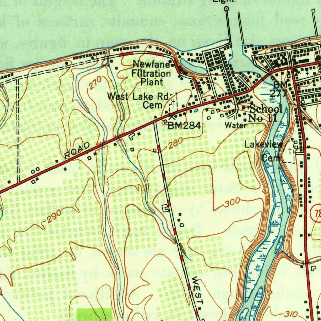 Newfane, NY (1950, 24000-Scale) Map by United States Geological Survey ...