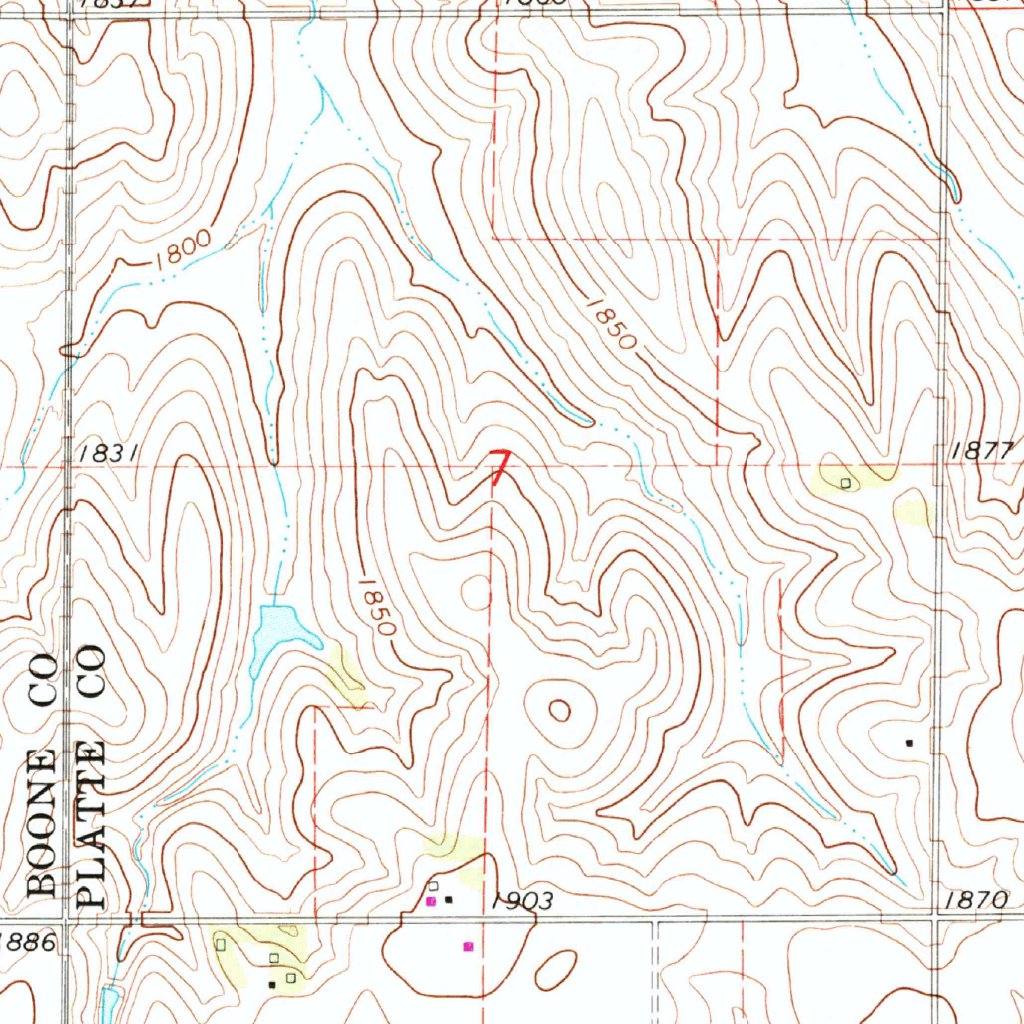 Newman Grove, NE (1966, 24000-Scale) Map by United States Geological ...