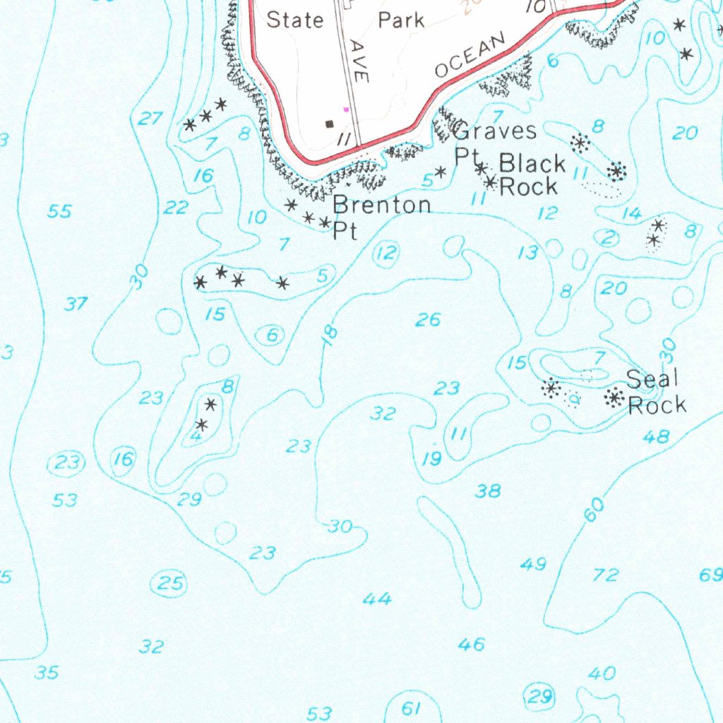 Newport, RI (1957, 24000-Scale) Map by United States Geological Survey ...
