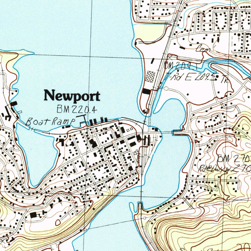 Newport, VT (1986, 24000-Scale) Map by United States Geological Survey ...