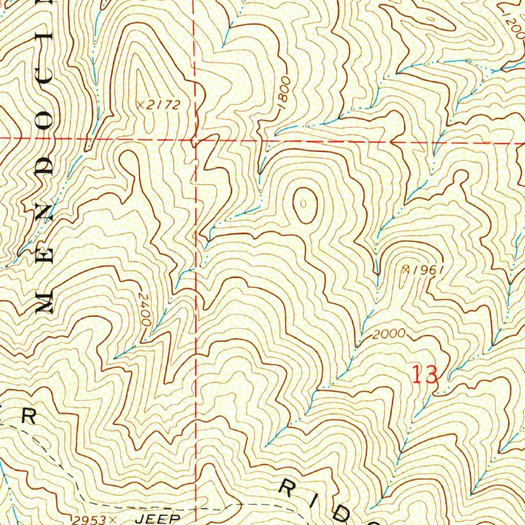 Newville, CA (1967, 24000-Scale) Map by United States Geological Survey ...