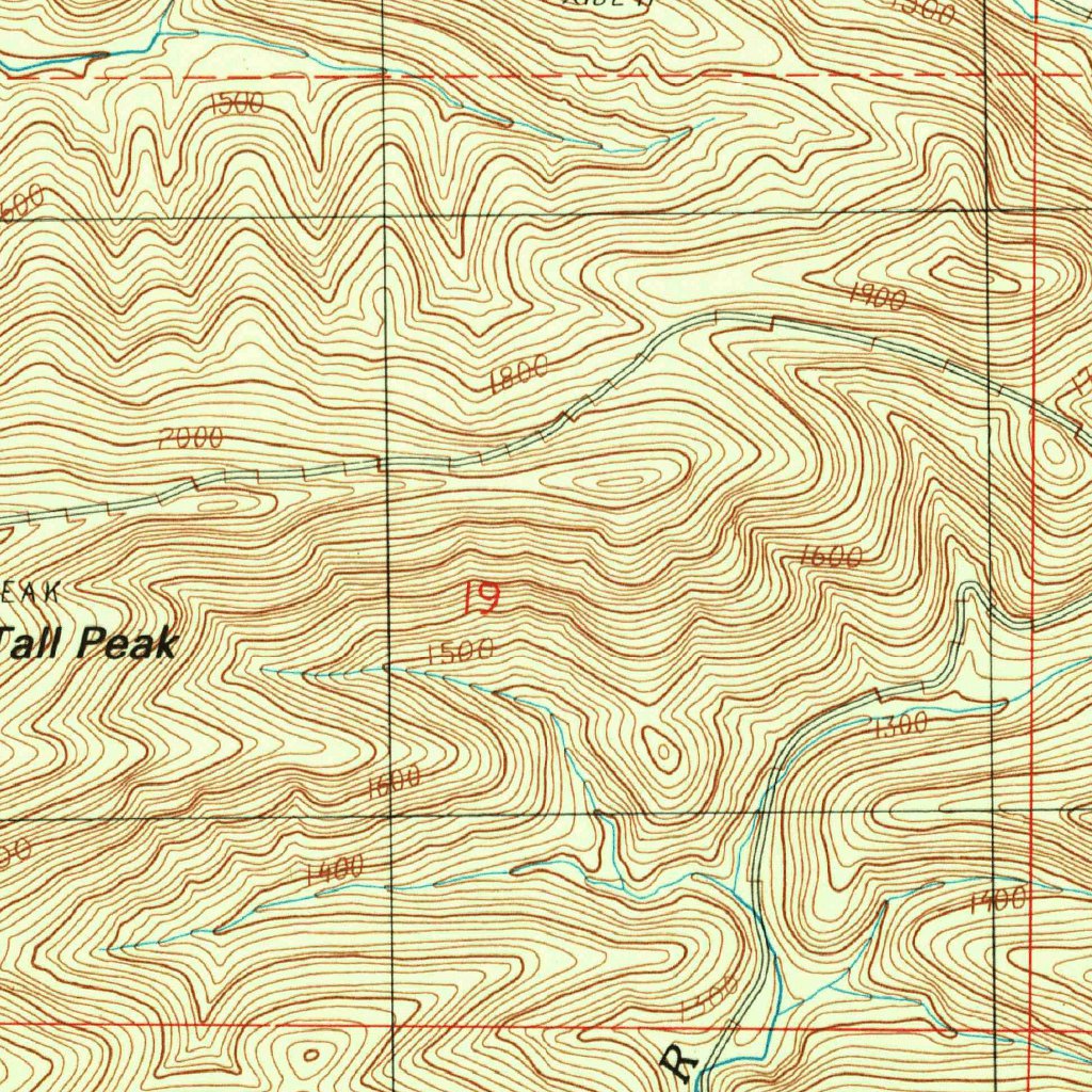 Nichols Mountain, AR (1986, 24000-Scale) Map by United States ...