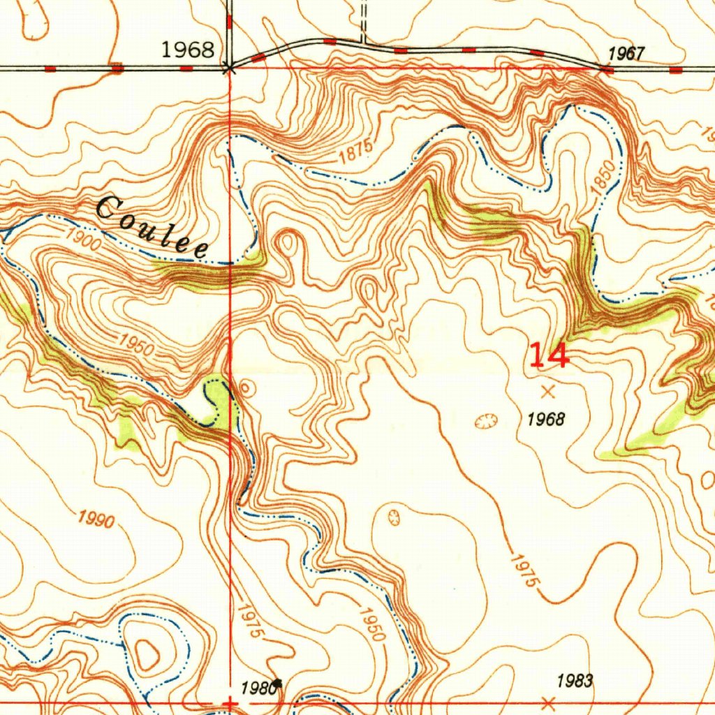 Niobe, ND (1949, 24000-Scale) Map by United States Geological Survey ...
