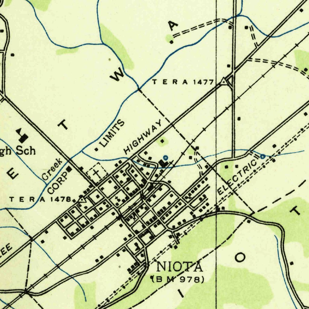 Niota, TN (1935, 24000-Scale) Map by United States Geological Survey ...