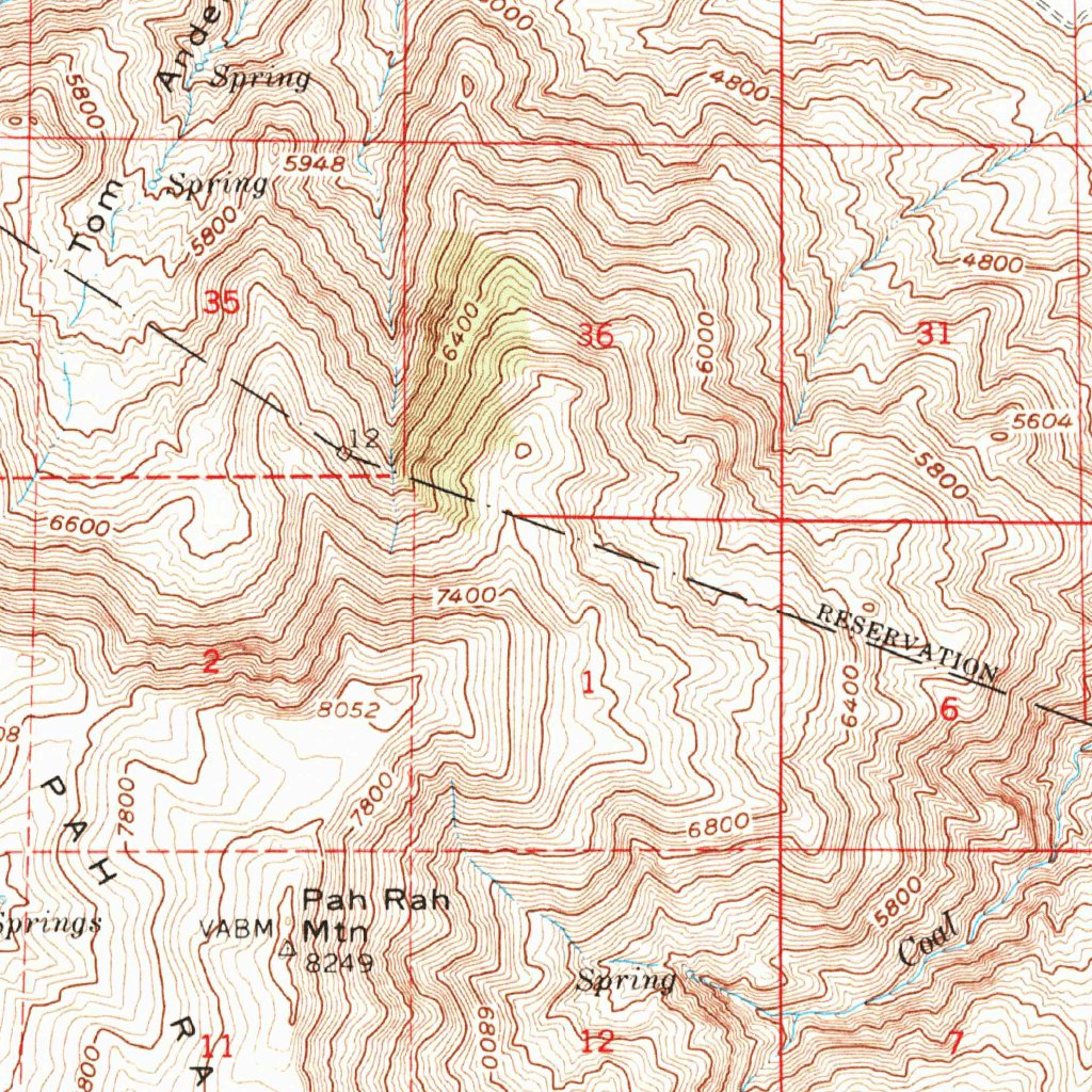 Nixon, NV (1957, 62500-Scale) Map by United States Geological Survey ...