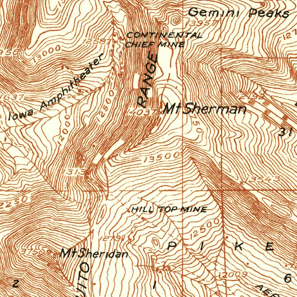 No Name, CO (1934, 48000-Scale) Map by United States Geological Survey ...