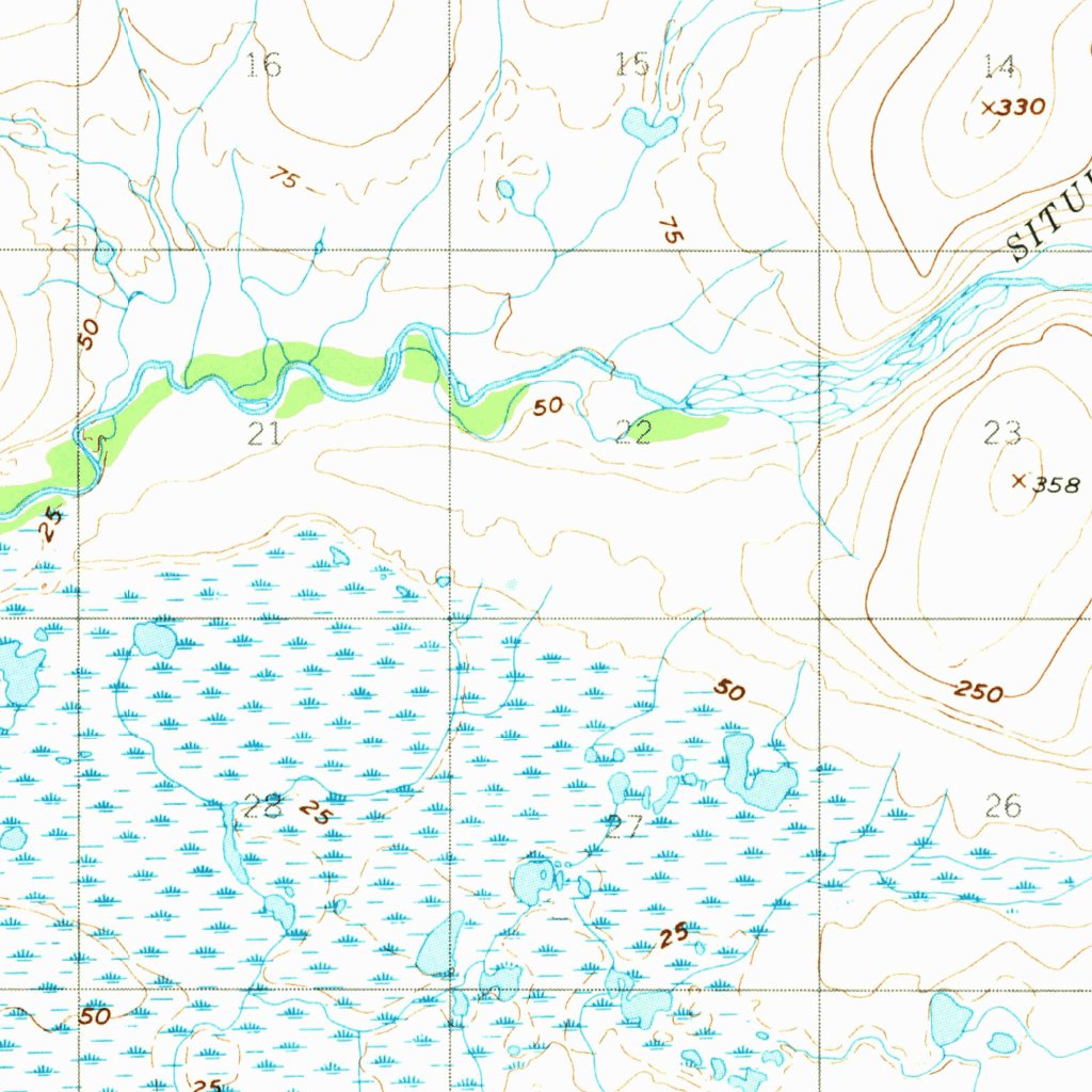 Noatak A-3, AK (1952, 63360-Scale) Map by United States Geological ...