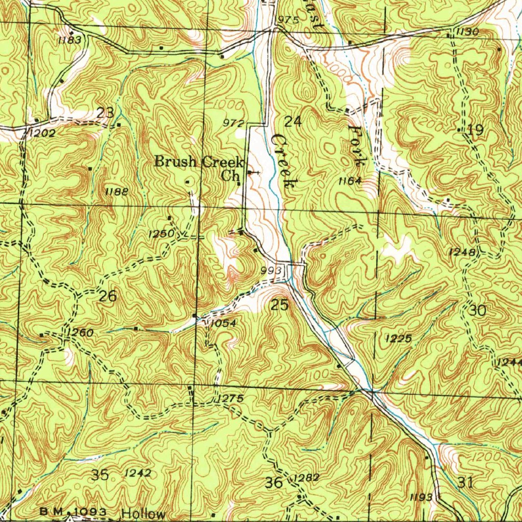 Noel, MO (1940, 62500-Scale) Map by United States Geological Survey ...