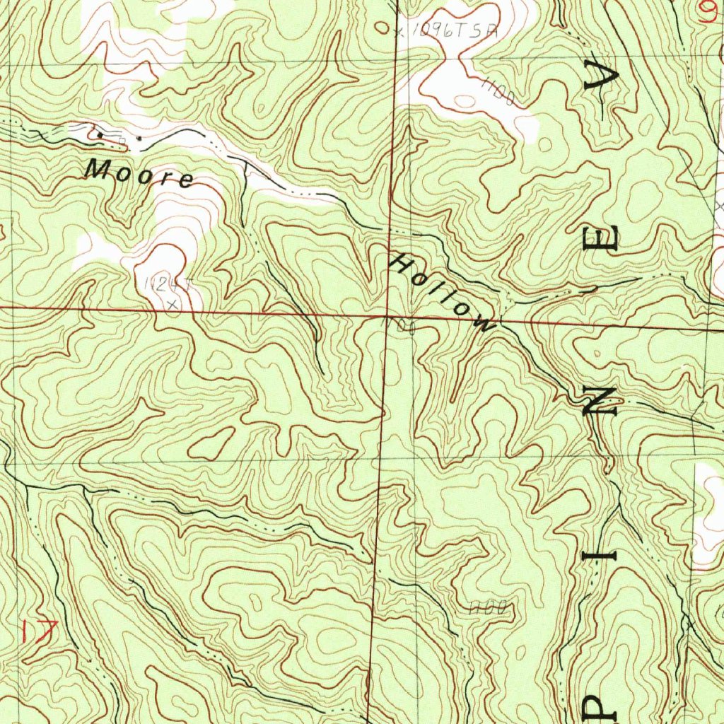Noel, MO (1982, 24000-Scale) Map by United States Geological Survey ...