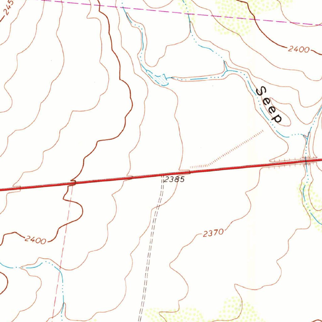 Noelke, TX (1971, 24000-Scale) Map by United States Geological Survey ...