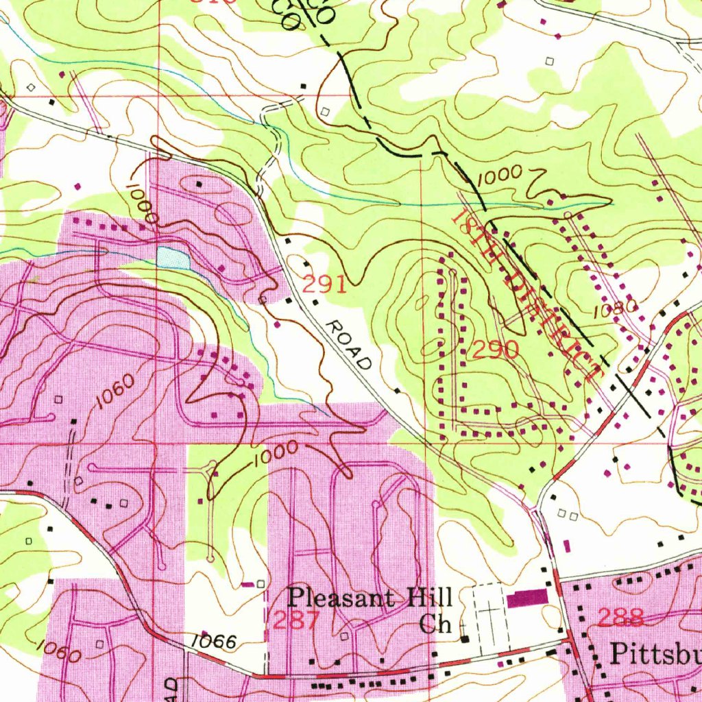 Norcross, GA (1956, 24000-Scale) Map by United States Geological Survey ...