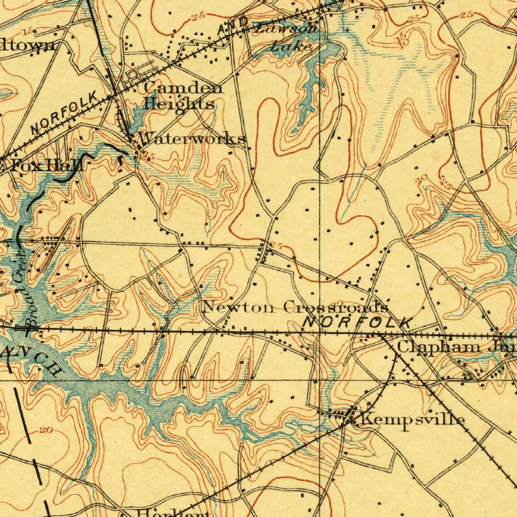 Norfolk Special, VA (1907, 125000-Scale) Map by United States ...