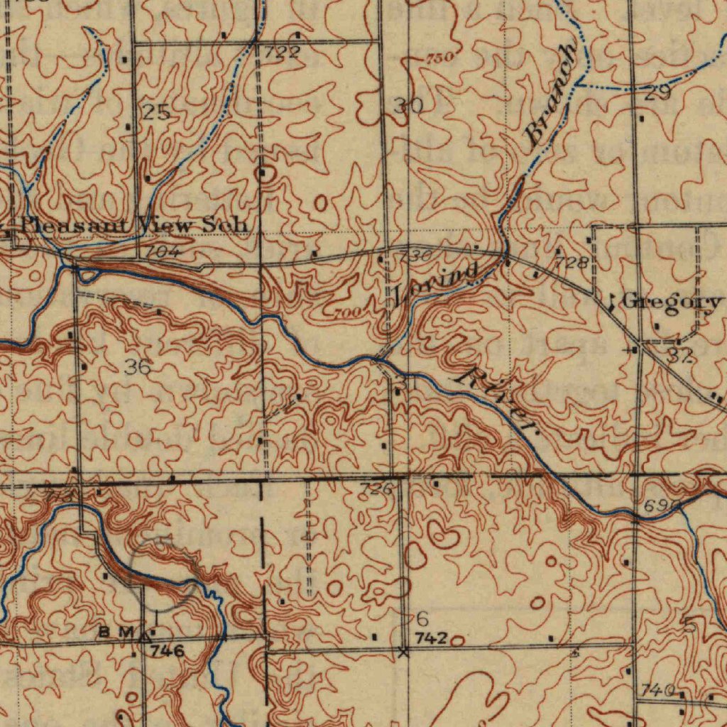 Normal, IL (1930, 62500-Scale) Map by United States Geological Survey ...