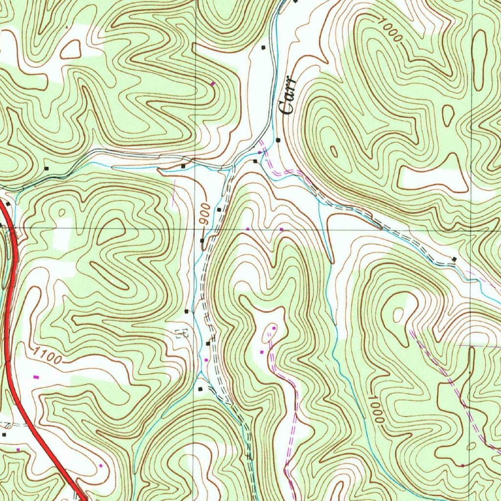 Normandy, TN (1947, 24000-Scale) Map by United States Geological Survey ...