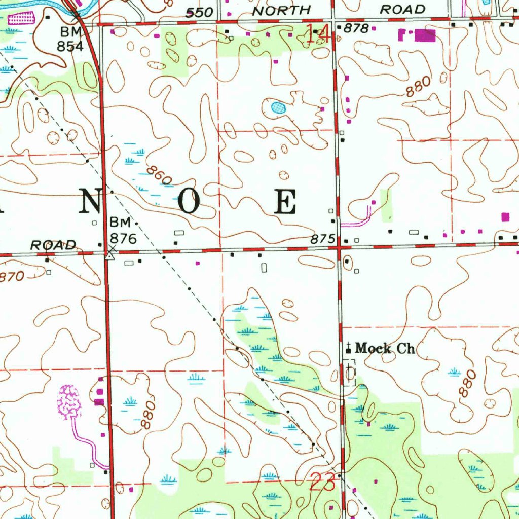 North Webster, IN (1962, 24000-Scale) Map by United States Geological ...
