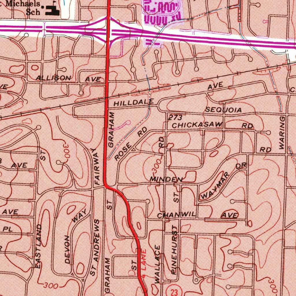 Northeast Memphis, TN (1965, 24000-Scale) Map by United States ...