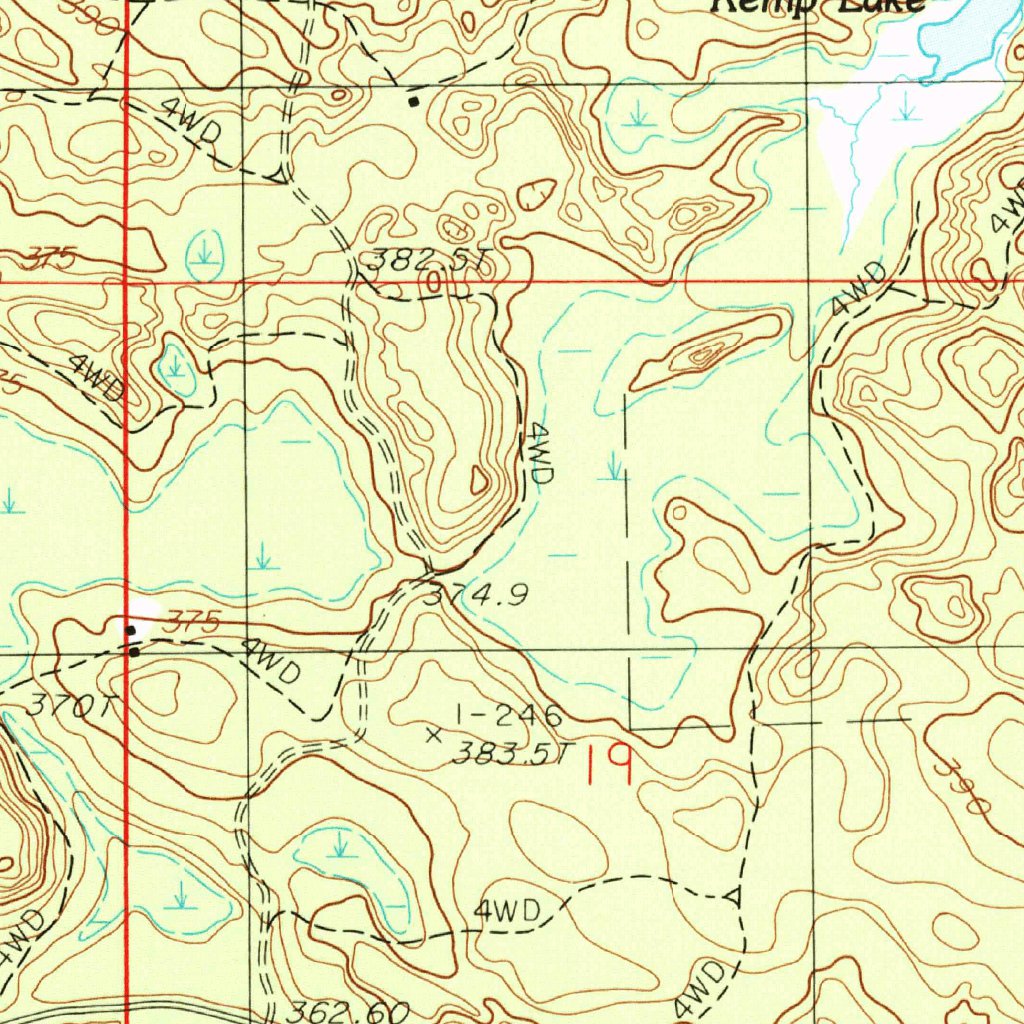 Northland NW, MI (1986, 24000-Scale) Map by United States Geological ...