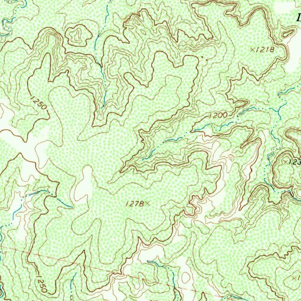 Northwest Lake Kemp, TX (1966, 24000-Scale) Map by United States ...