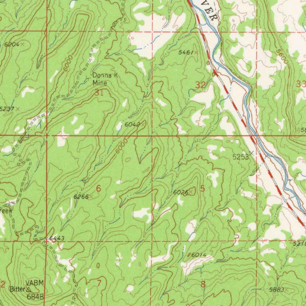 Nucla, CO (1960, 62500-Scale) Map by United States Geological Survey ...