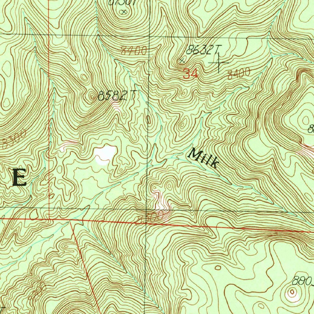 Nutrioso, AZ (1991, 24000-Scale) Map by United States Geological Survey ...