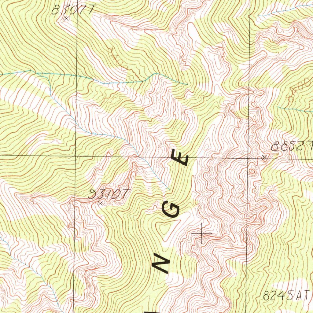 Nyala, NV (1985, 24000-Scale) Map by United States Geological Survey ...