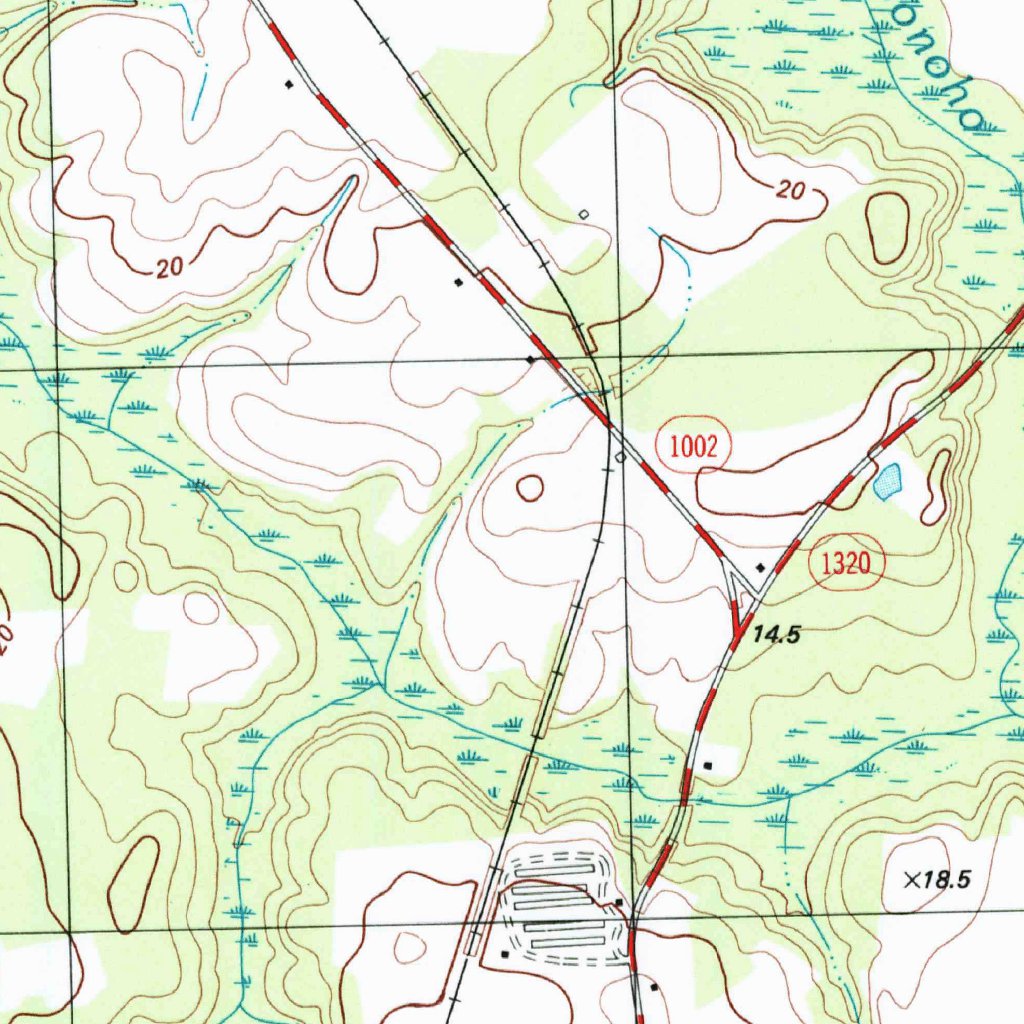 Oak City, NC (2002, 24000-Scale) Map by United States Geological Survey ...
