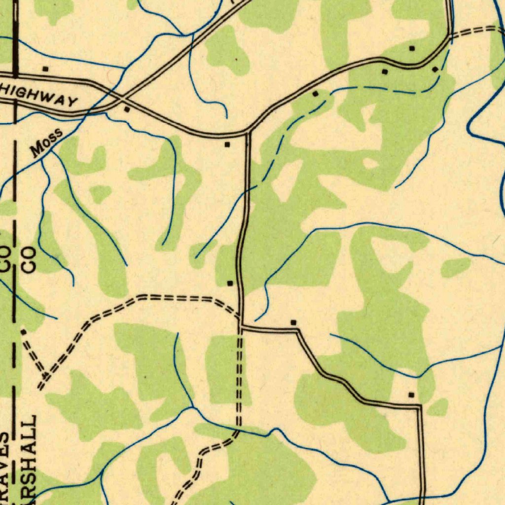 Oak Level, KY (1936, 24000-Scale) Map by United States Geological ...