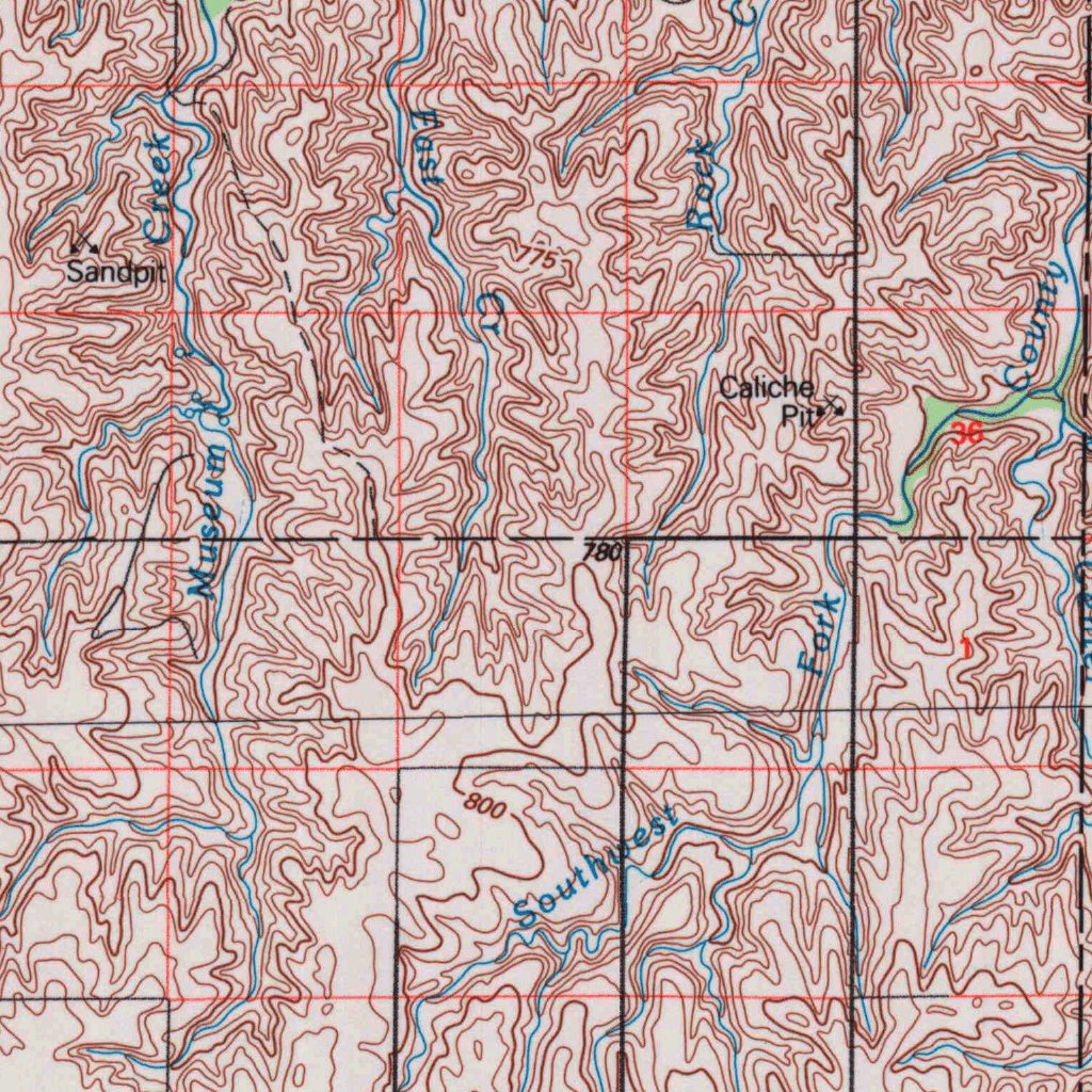 Oakley, KS (1985, 100000-Scale) Map by United States Geological Survey ...