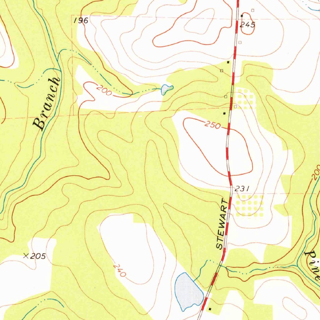 Ochlocknee, GA (1974, 24000-Scale) Map by United States Geological ...
