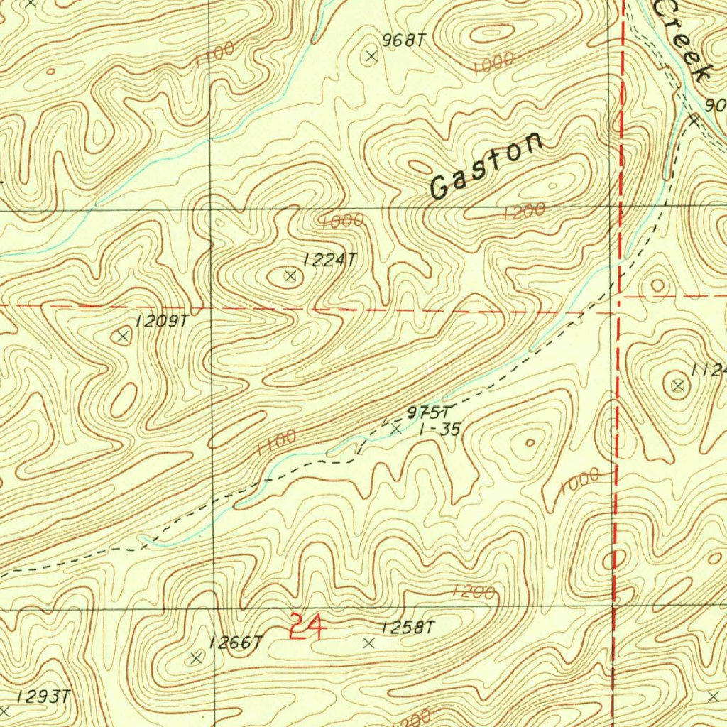 Oden, AR (1985, 24000-Scale) Map by United States Geological Survey ...