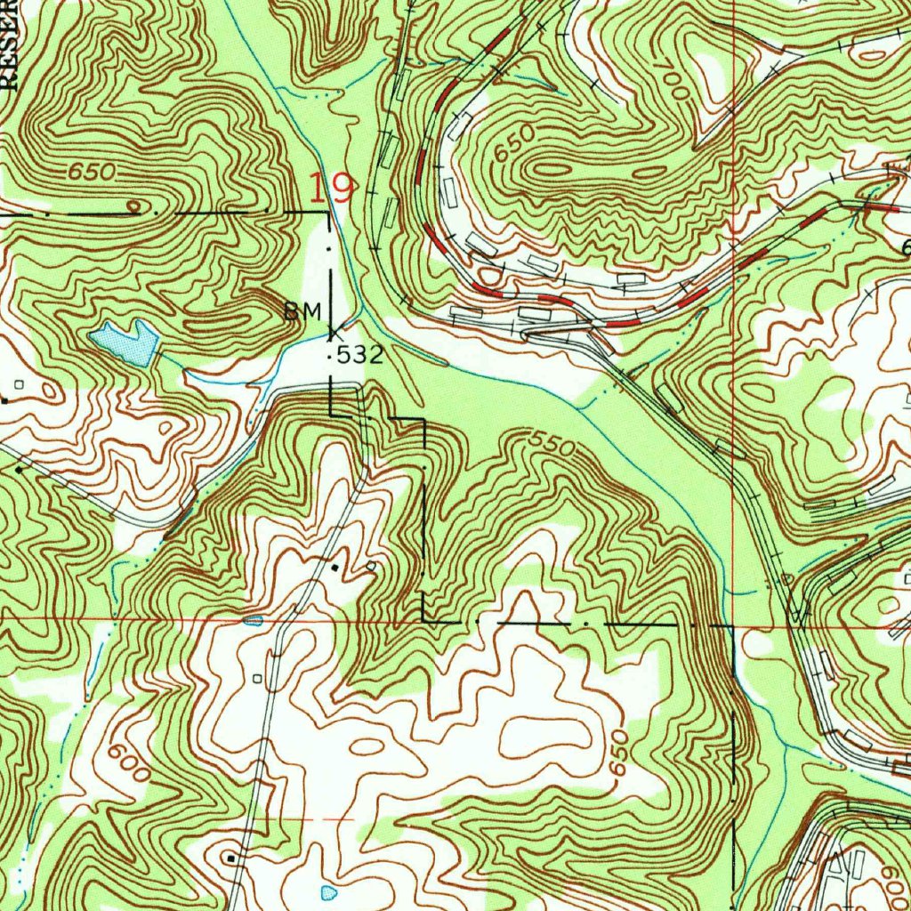 Odon, IN (1974, 24000-Scale) Map by United States Geological Survey ...