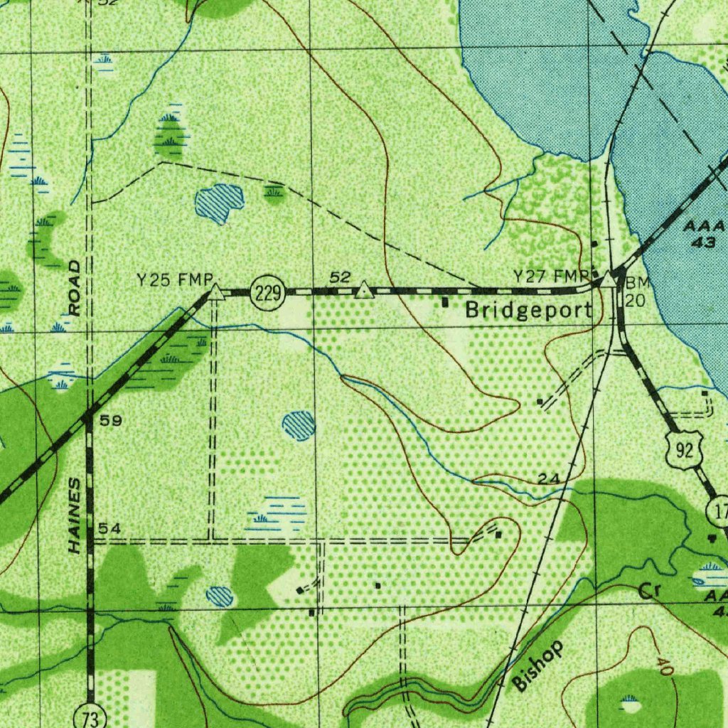 Oldsmar, FL (1944, 31680-Scale) Map by United States Geological Survey ...