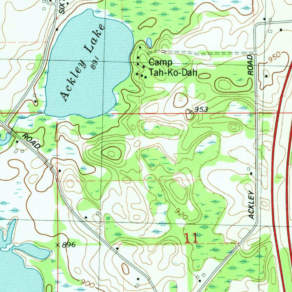 Olivet, MI (1980, 24000-Scale) Map by United States Geological Survey ...