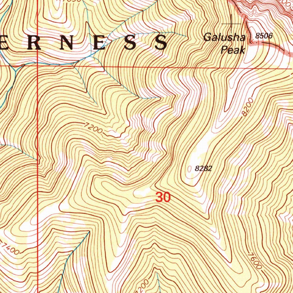 Olson Peak, MT (2001, 24000-Scale) Map by United States Geological ...