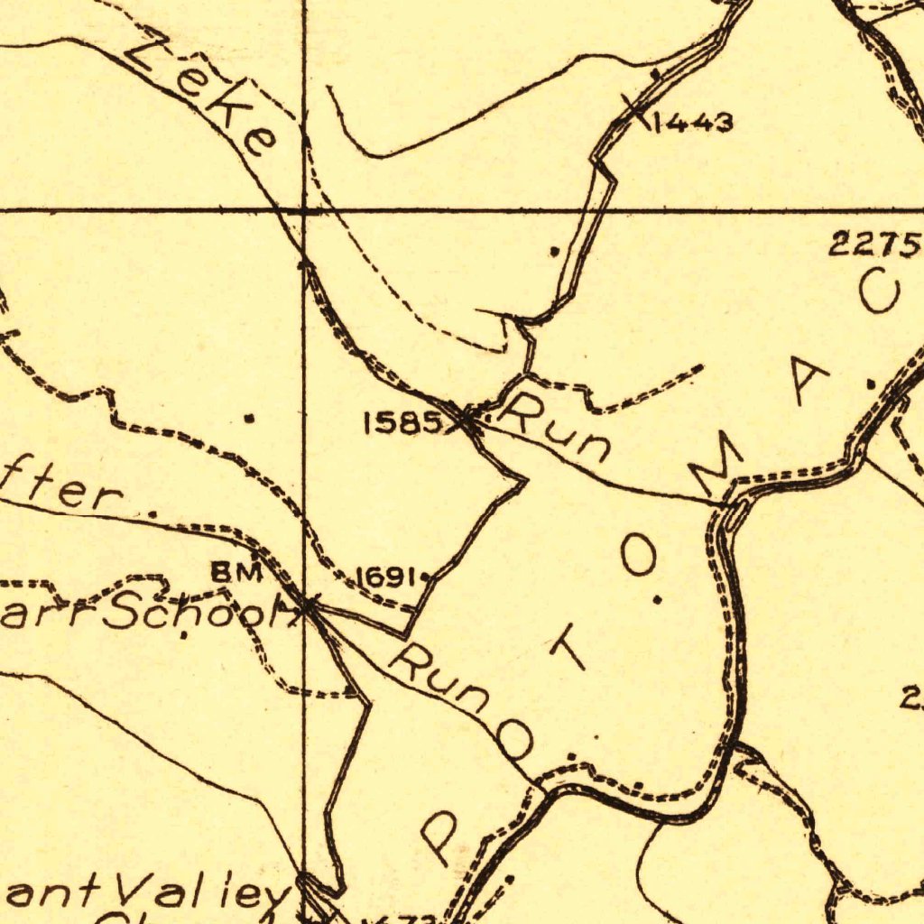 Onego, WV (1921, 48000-Scale) Map by United States Geological Survey ...