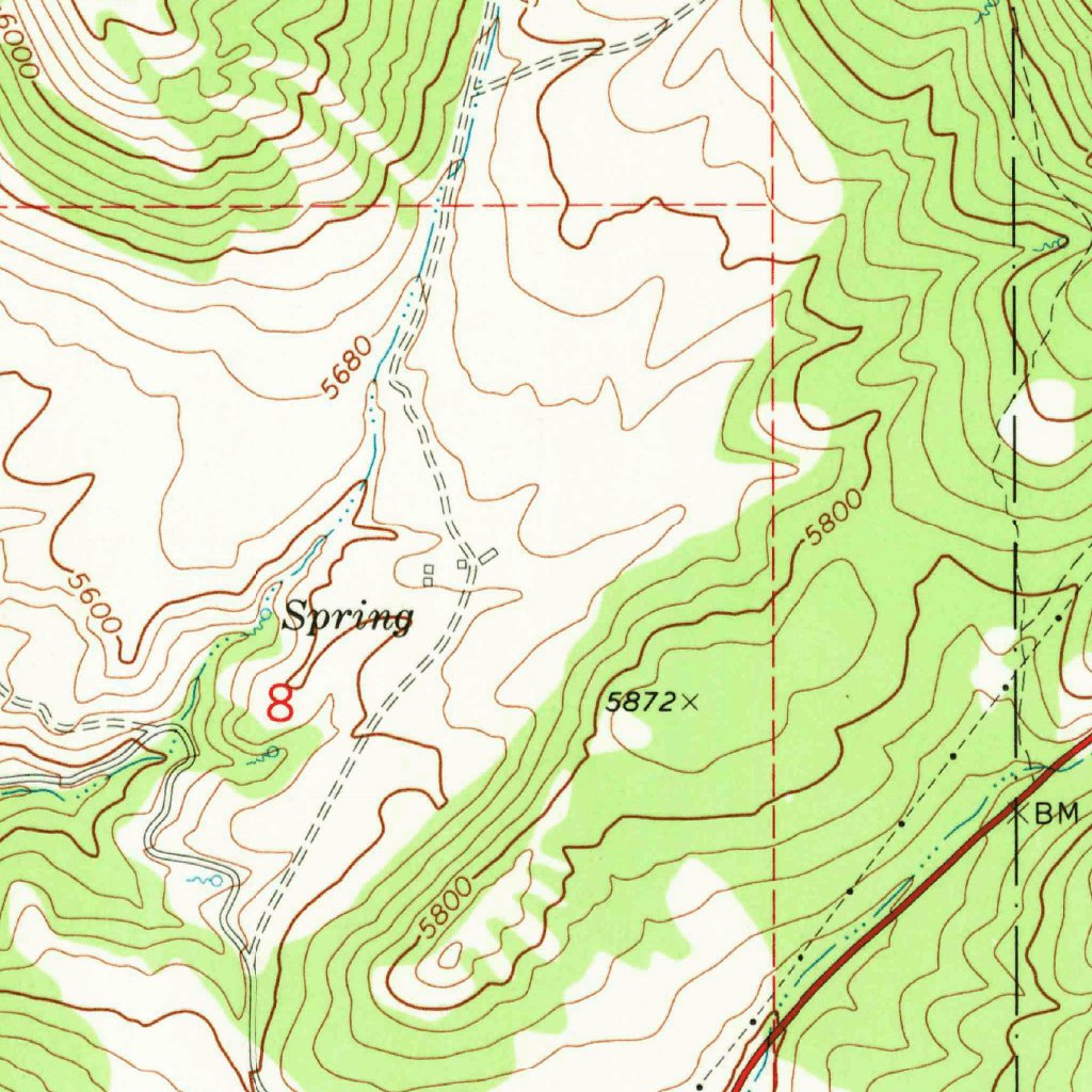 Oneida Narrows Reservoir, ID (1969, 24000-Scale) Map by United States ...