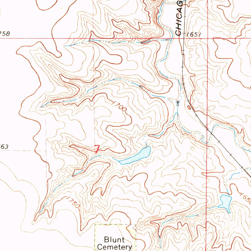 Onida SE, SD (1967, 24000-Scale) Map by United States Geological Survey ...
